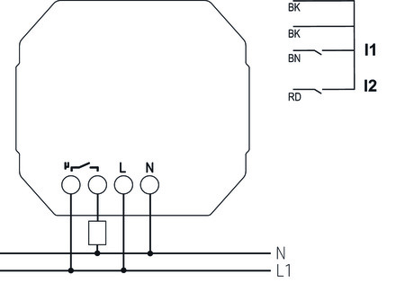 EU 1 S RF KNX | Actuators | KNX | Home and Building control | Theben